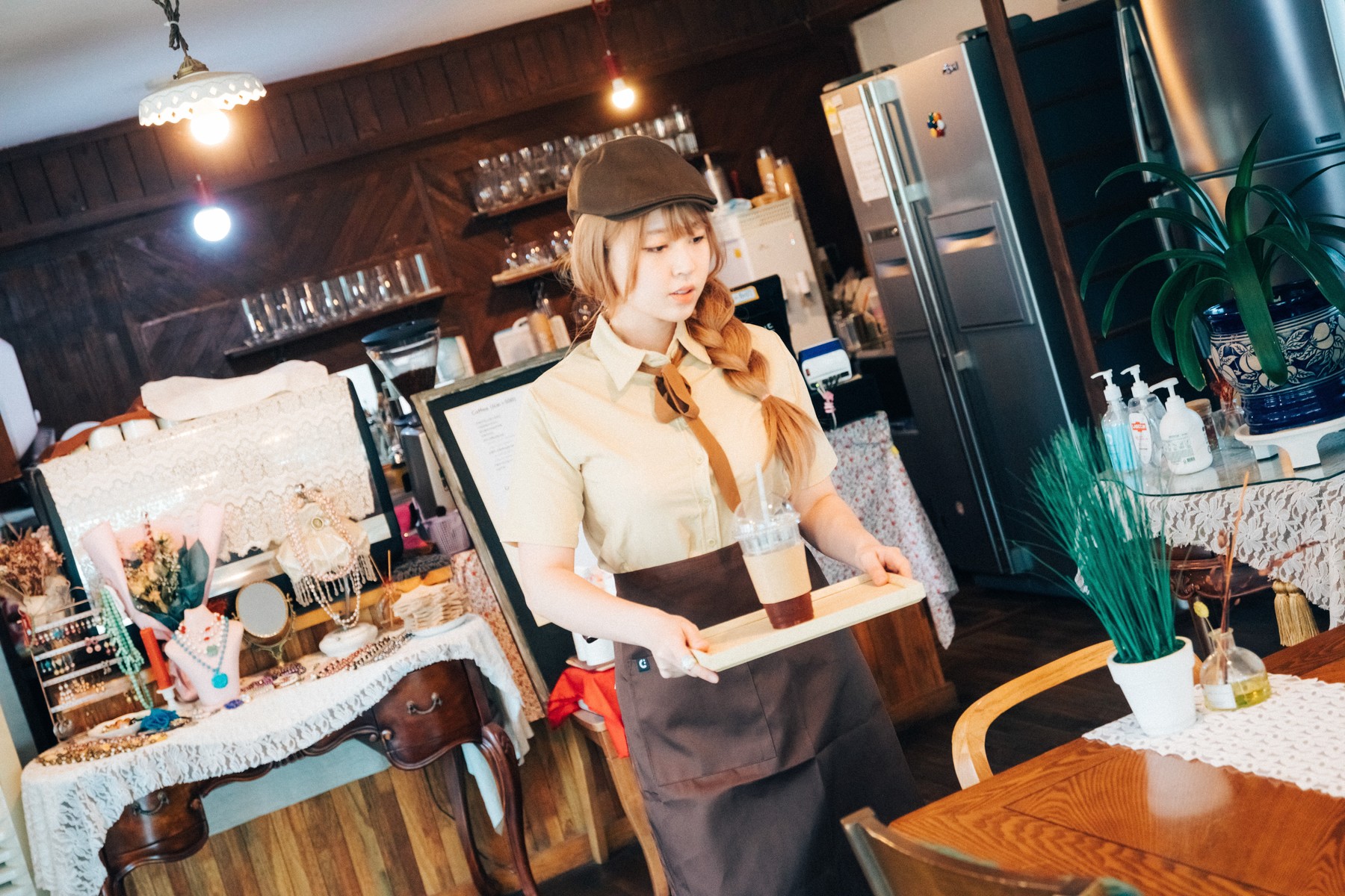 Depvailon.Com: Model Mozzi 모찌, [Loozy] Cafe Mozzi - Part 01 – DVL | E-CUP | Page 2/7